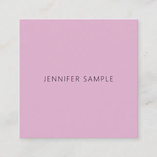 Sophisticated Simple Design Modern Template Square Business Card | Zazzle