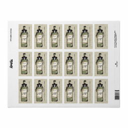 Sophisticated Wine Varietal Label | Zazzle