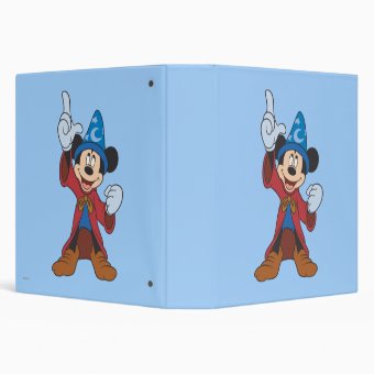Sorcerer Mickey Mouse Binder | Zazzle