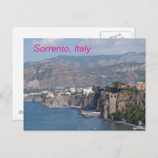 Sorrento italy postcard | Zazzle