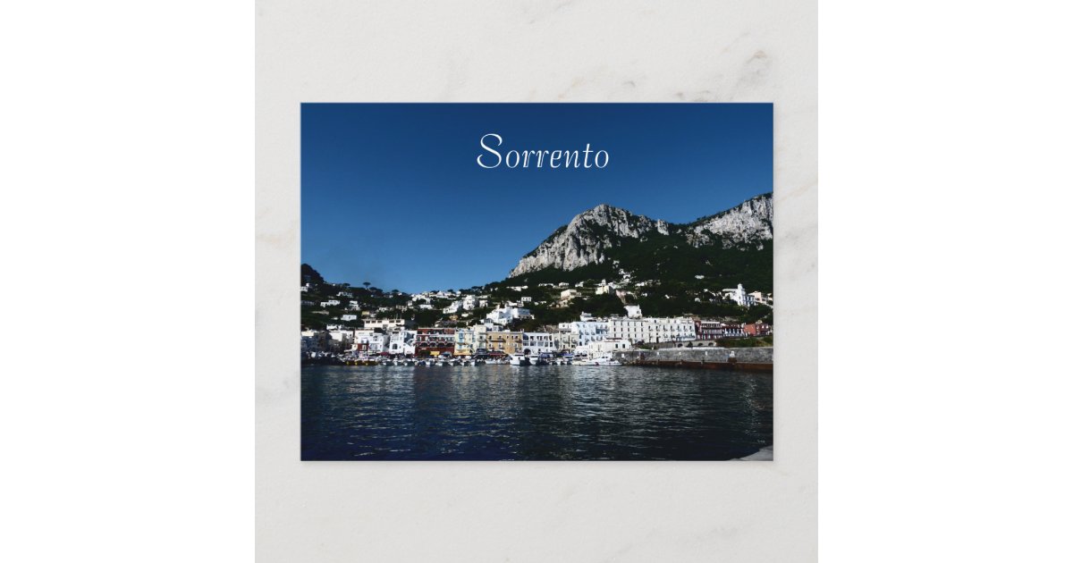 Sorrento, Italy Postcard | Zazzle