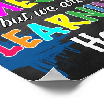 Sorry About The Mess Classroom Poster | Zazzle