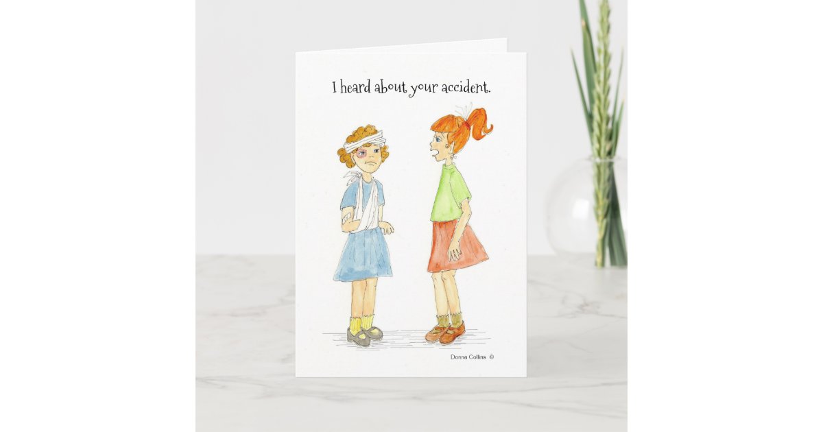 Sorry about your Accident Card | Zazzle