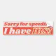 Sorry for speeding, I have IBS! Bumper Sticker | Zazzle