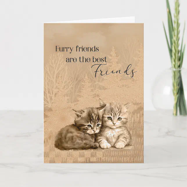 Sorry for Your Loss Furry Friends are Best Friends Card | Zazzle
