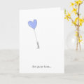 Sorry for Your Loss - Sweet Lilac Balloon Sympathy Card | Zazzle