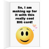 Sorry I Forgot Really Big Apology! Card | Zazzle