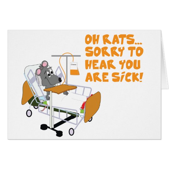 Sorry To Hear You Are Sick Card | Zazzle.com