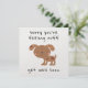 Sorry You're Feeling Ruff! Get Well Soon Card | Zazzle