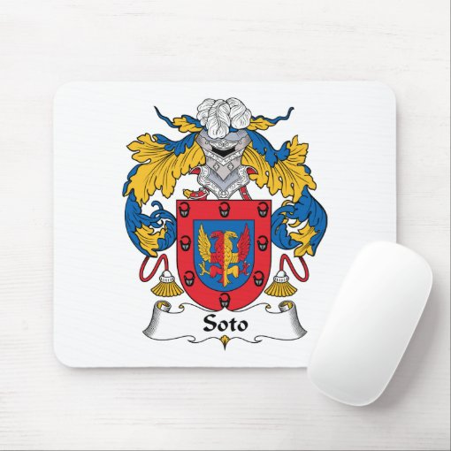 Soto Family Crest Mouse Pad | Zazzle