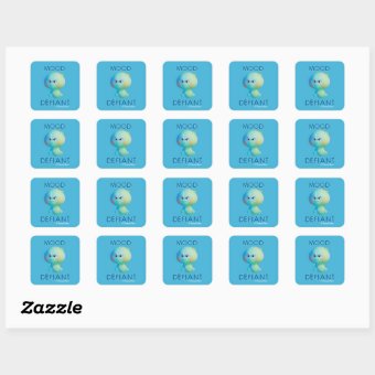 Soul | 22 - Mood: Defiant Square Sticker | Zazzle