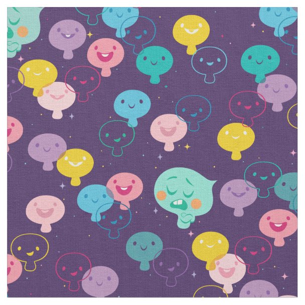 Soul | Jazz Instrument Pattern Fabric | Zazzle