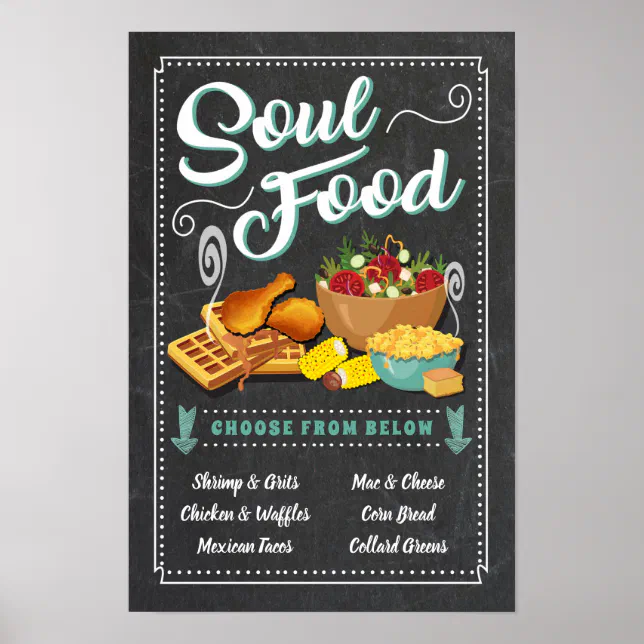 Soul Food Party Sign | Zazzle