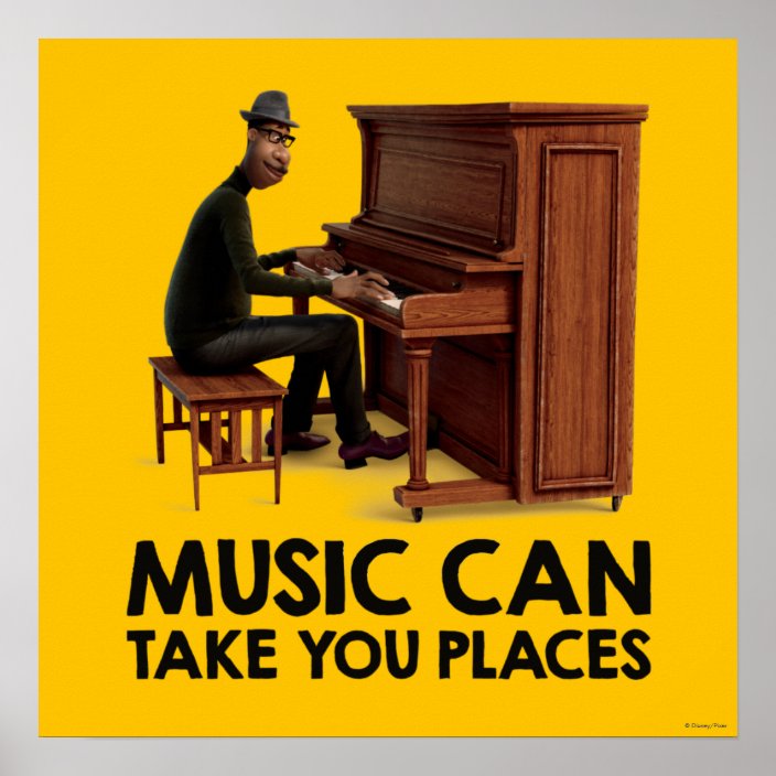Soul | Joe - Music Can Take You Places Poster | Zazzle