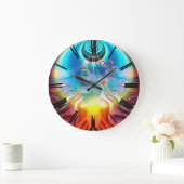 Soul Vibrations Large Clock | Zazzle