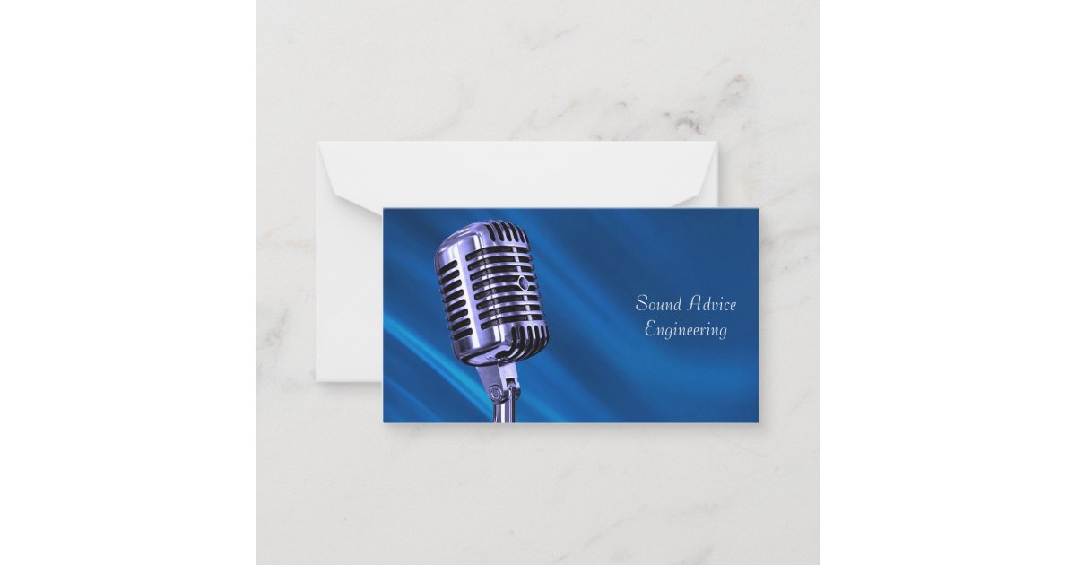 Sound business cards | Zazzle