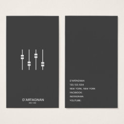 Sound Music Business Card | Zazzle