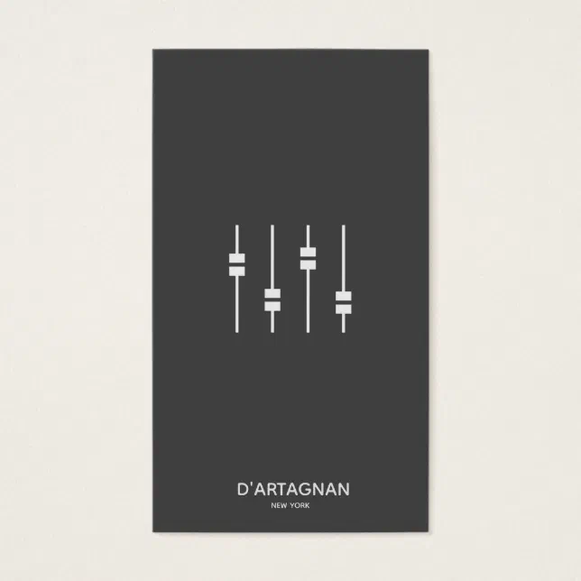 Sound Music Business Card | Zazzle