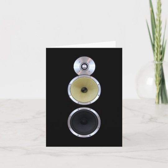 Sound Speaker Note Card | Zazzle.com