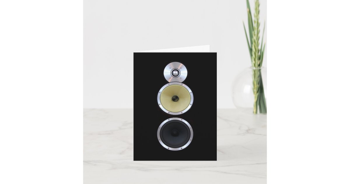 Sound Speaker Note Card | Zazzle.com