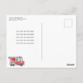 Sound the Alarm Fire Truck Firefighter Birthday Postcard | Zazzle