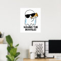 Sound The Boogle Funny Ghost Bugle Pun Poster | Zazzle