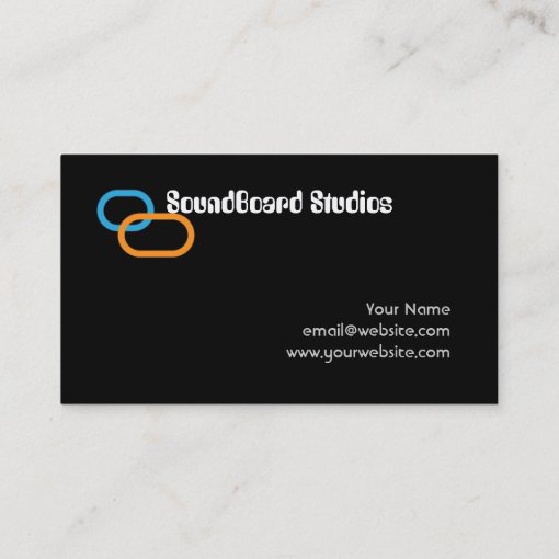 Soundboard Music Business Card Template | Zazzle