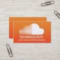 SoundCloud Music Business Card | Zazzle