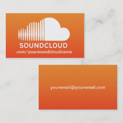 SoundCloud Music Business Card | Zazzle
