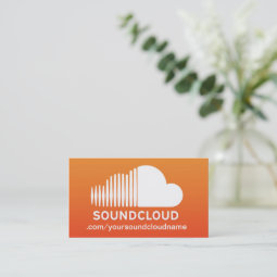 SoundCloud Music Business Card | Zazzle