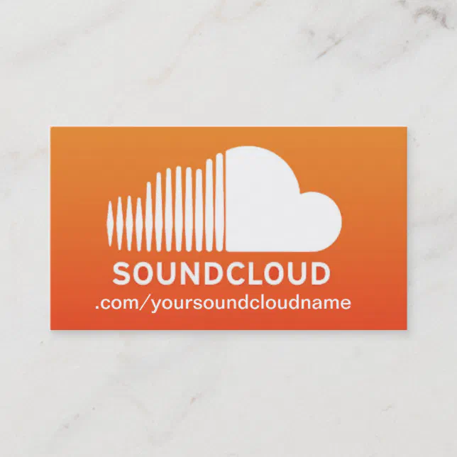 SoundCloud Music Business Card | Zazzle