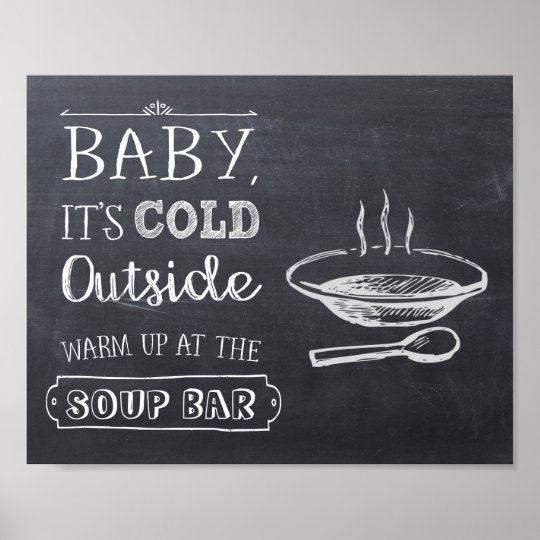 Soup Bar Sign | Zazzle.com