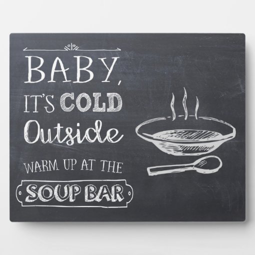Soup Bar Sign Plaque | Zazzle