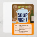 Soup Night Casual Dinner Party Invitation | Zazzle