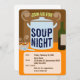 Soup Night Casual Dinner Party Invitation | Zazzle