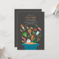 Soup Night Dinner Party Invitations | Zazzle