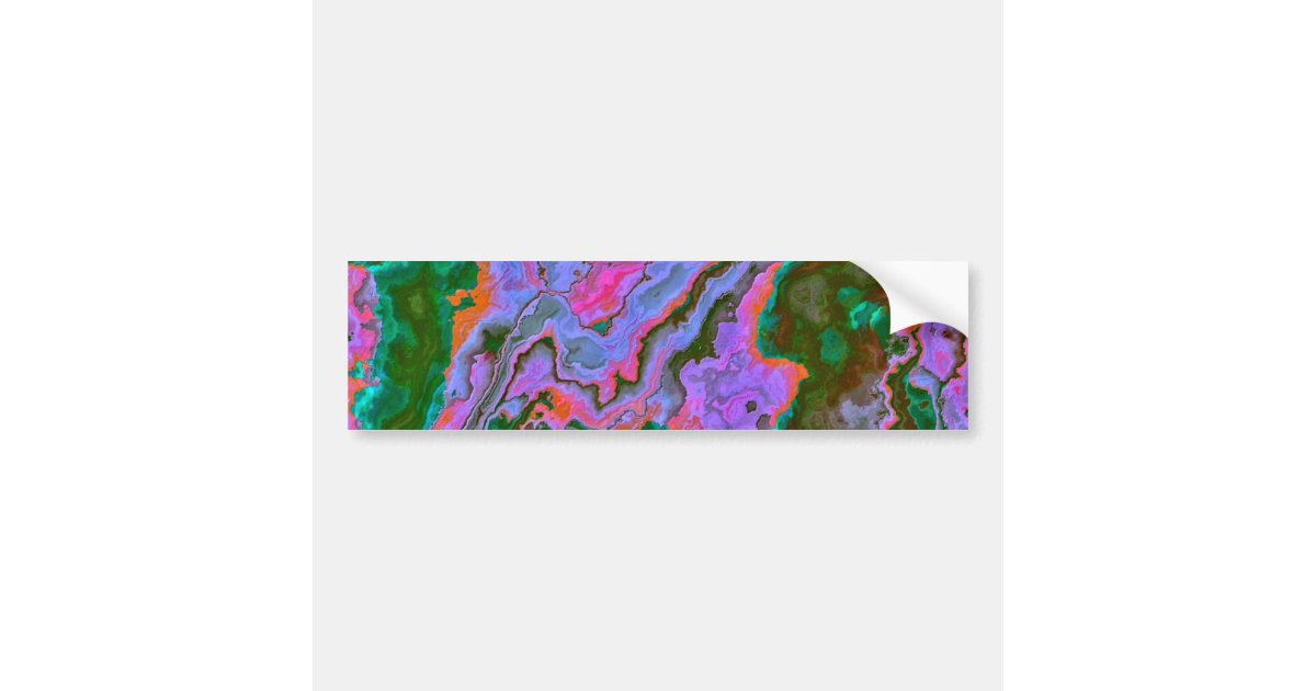 Sour Marble Bumper Sticker | Zazzle
