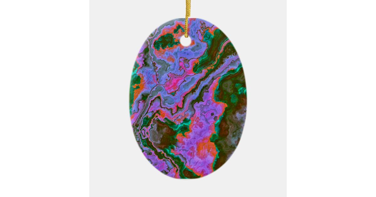 Sour Marble Ceramic Ornament | Zazzle