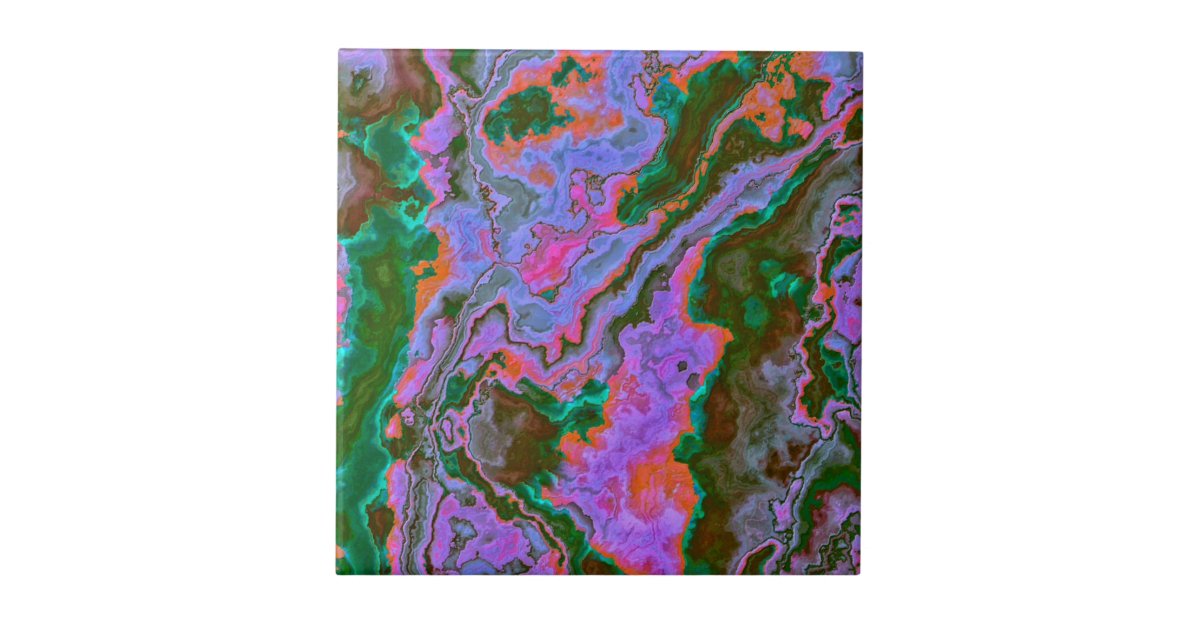 Sour Marble Ceramic Tile | Zazzle