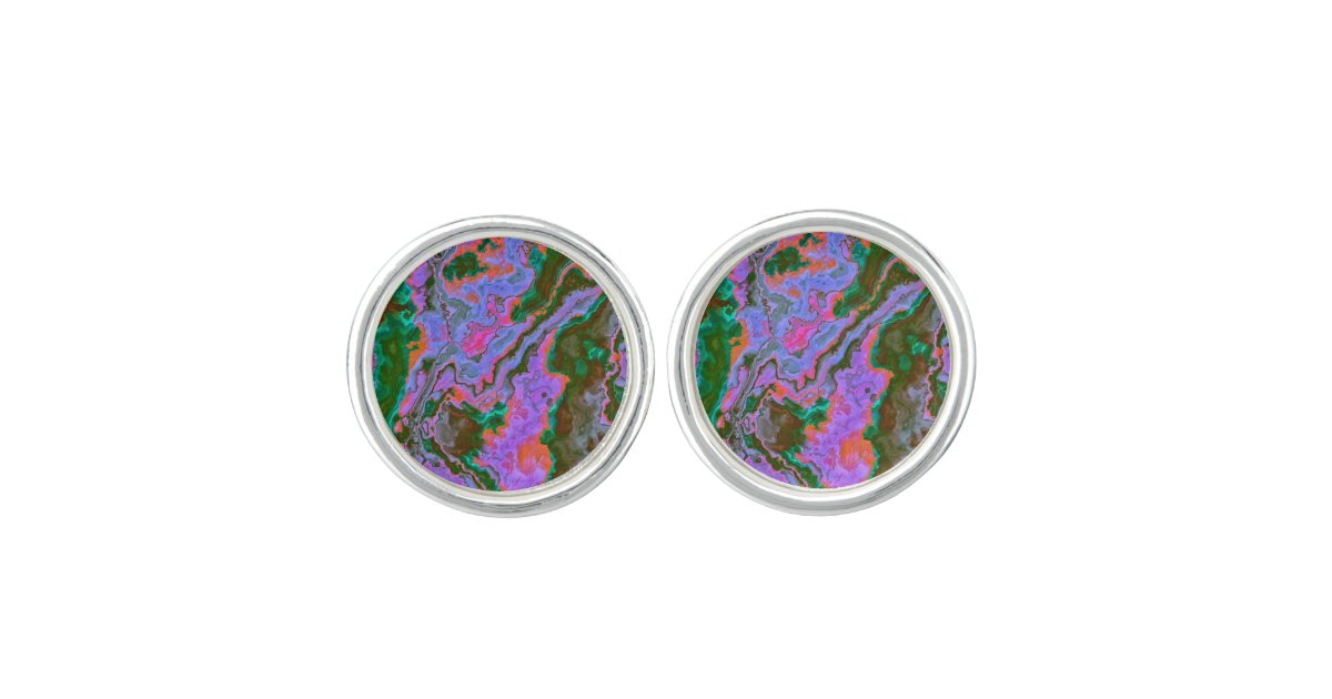 Sour Marble Cufflinks | Zazzle