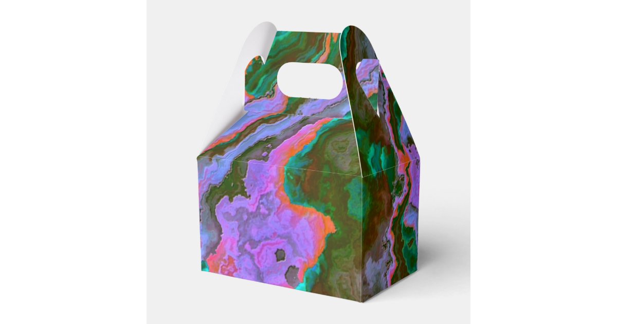 Sour Marble Favor Boxes | Zazzle