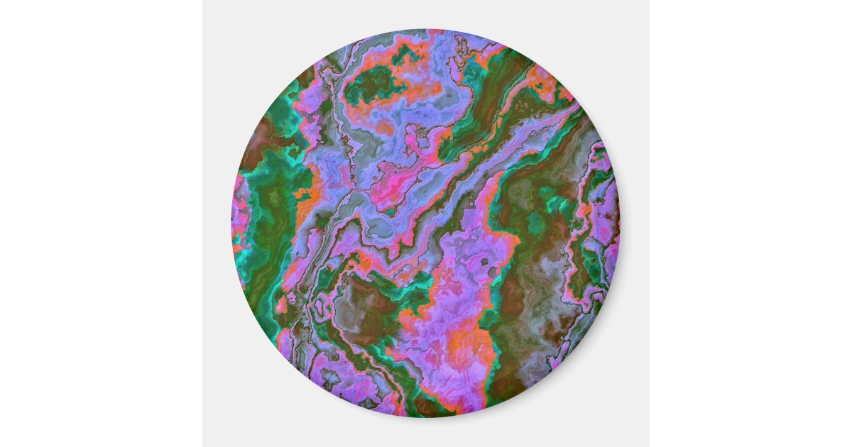 Sour Marble Magnet | Zazzle