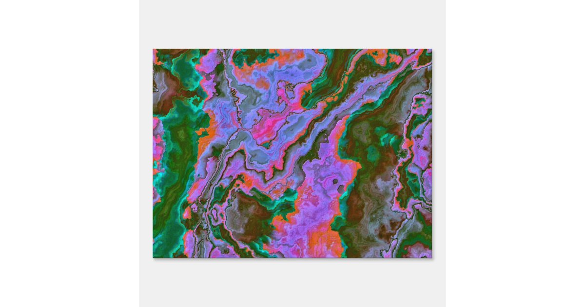 Sour Marble Sign | Zazzle
