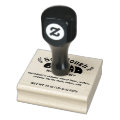 Sourdough Bread Bakery Business Ingredients Modern Rubber Stamp | Zazzle