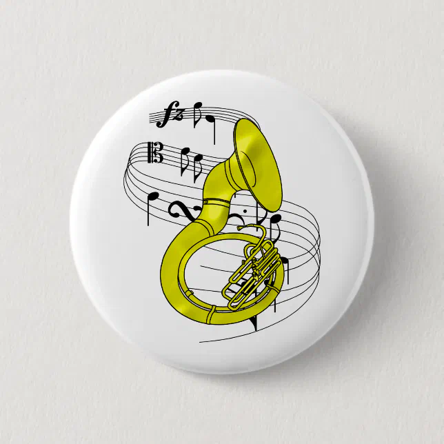 Sousaphone Button | Zazzle