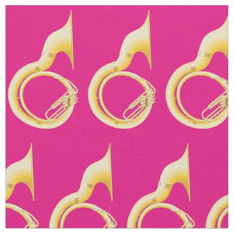 Tuba Fabric | Zazzle