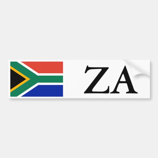 South Africa Flag Bumper Stickers - Car Stickers | Zazzle