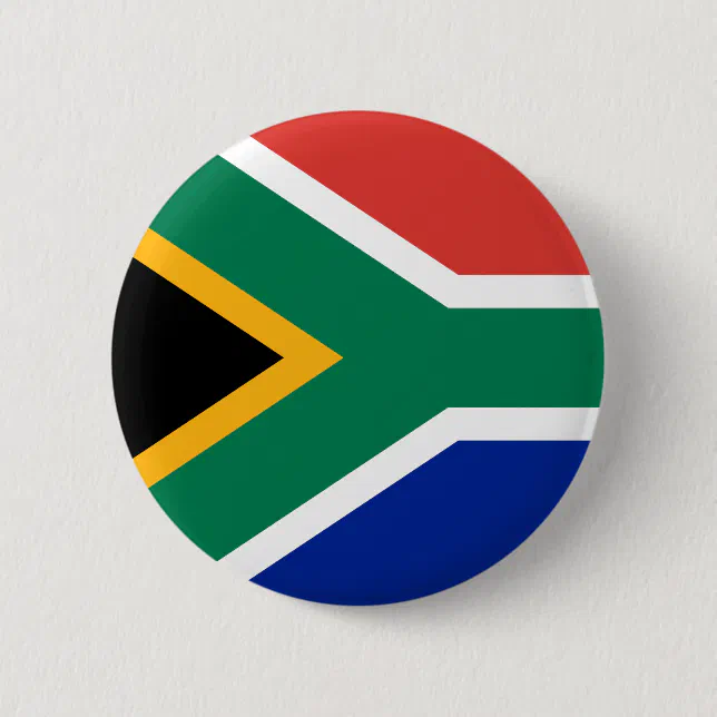South Africa Flag Button | Zazzle