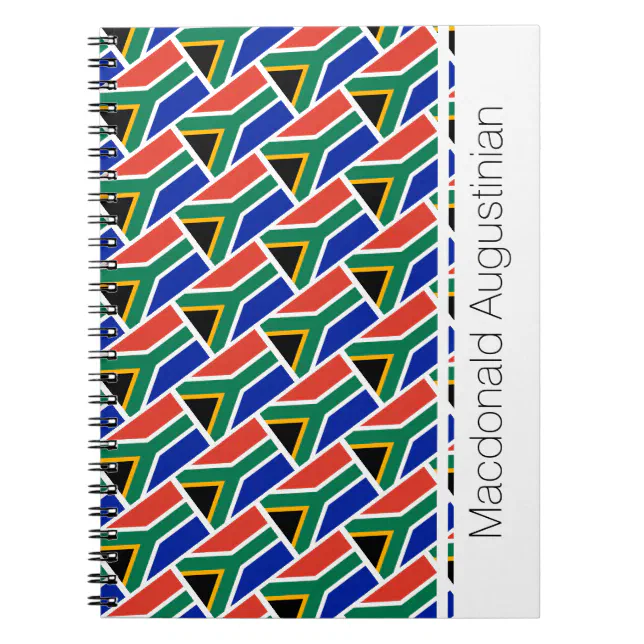 SOUTH AFRICA Flag Customized Notebook Journal | Zazzle
