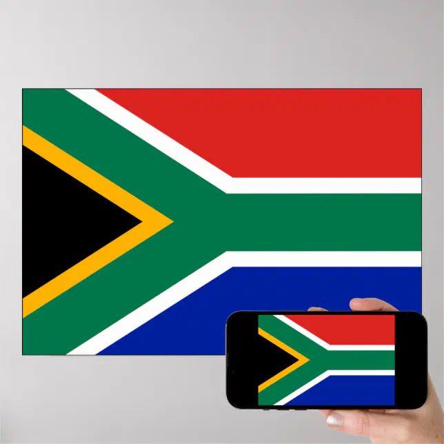 South Africa Flag Poster | Zazzle